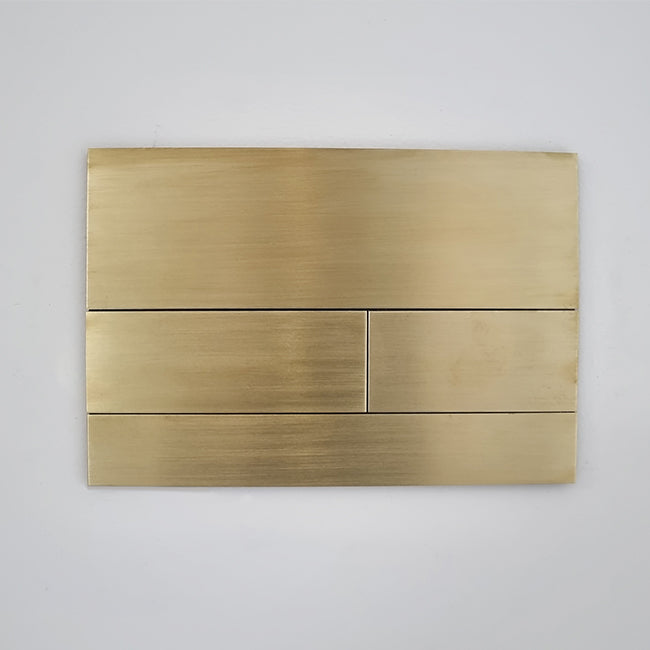 Bespoke Bathrware TECEBMII TECE Metal II Raw Brass Push Plate – 8Appliances