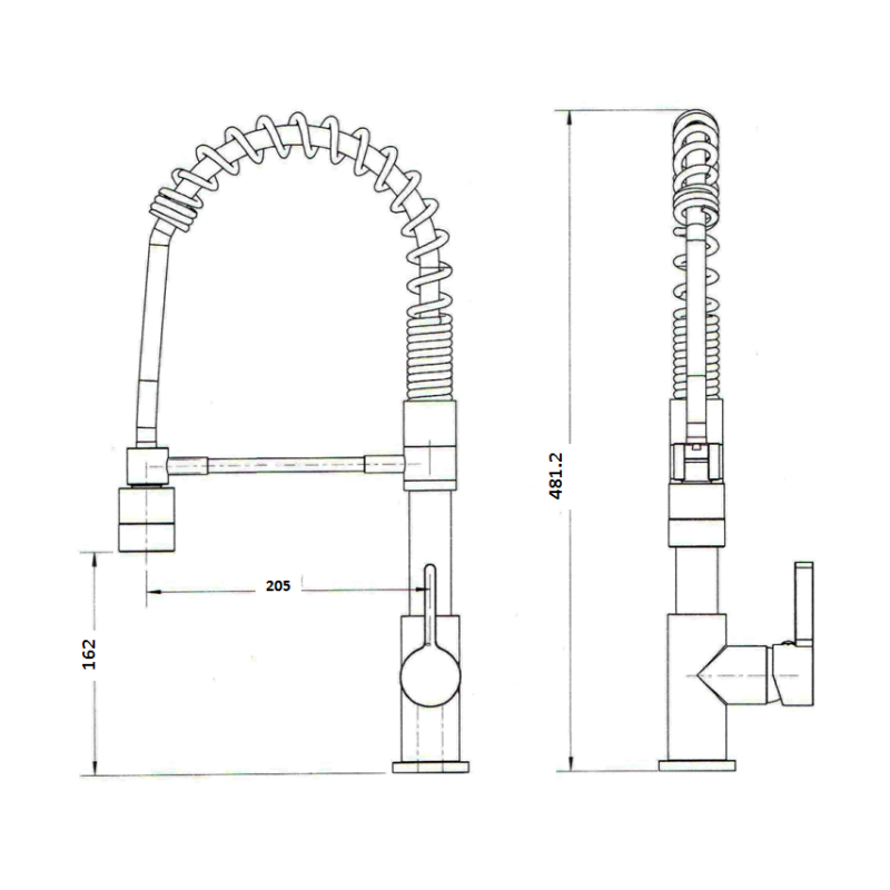 Innova BL2154 Nirvana Coiled Spring Kitchen Mixer – 8Appliances
