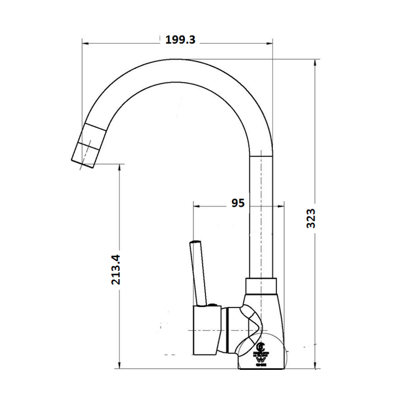 Innova BL2252 Nirvana Tapered Body Kitchen Mixer – 8Appliances