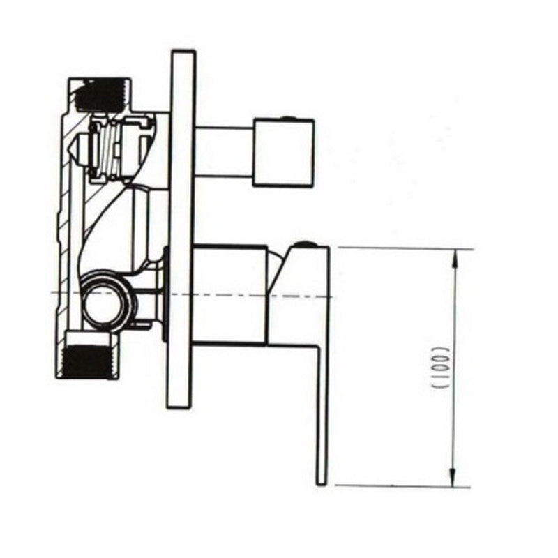 Innova CPE400313 Nautica Bath/Shower Mixer with Diverter – 8Appliances