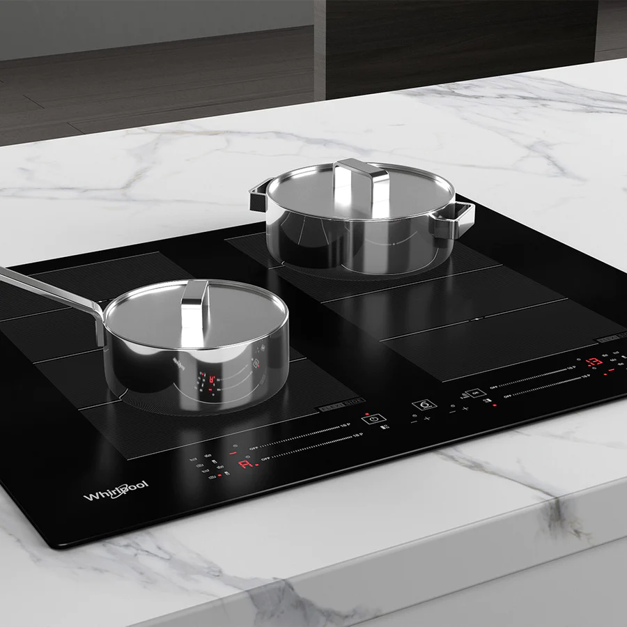 Whirlpool WS8865NEP 65cm 4 Zone 6th Sense Induction Cooktop – 8Appliances