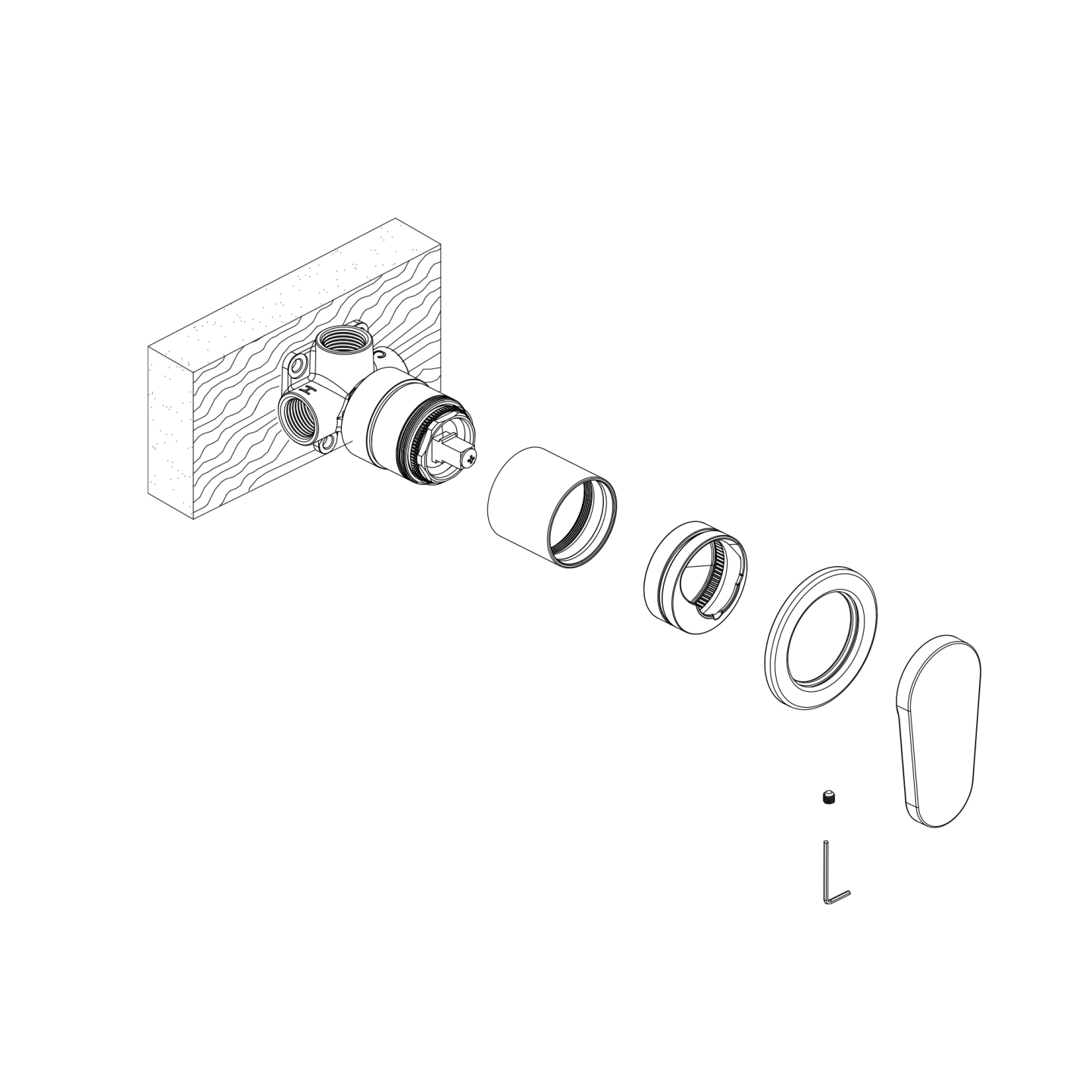 Oliveri LON097500FCR London Chrome Wall Mixer – 8Appliances