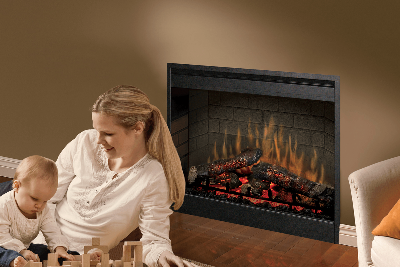 Dimplex DF2608-LED Optiflame 26" Electric Firebox – 8Appliances