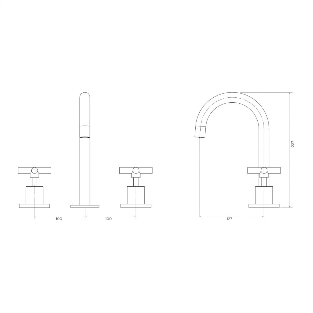 Arcisan AX08210 Axus Cross Basin Set – 8Appliances