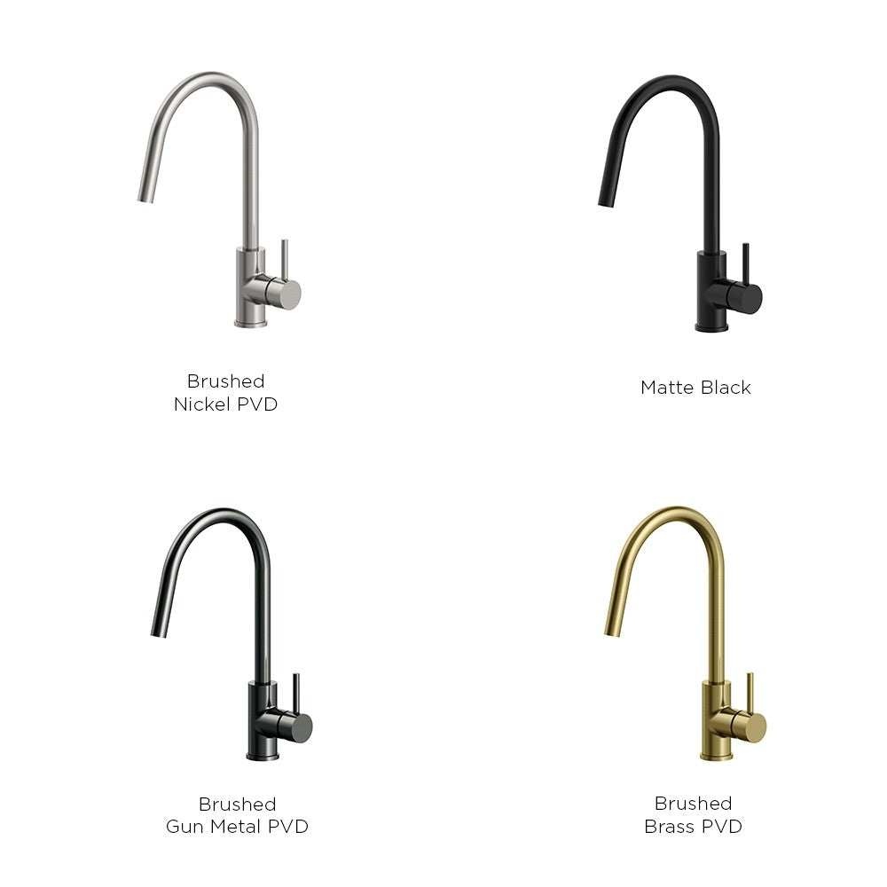 Arcisan AX16770 Axus Pin Gooseneck Kitchen Mixer With Pull Out Nozzle ...